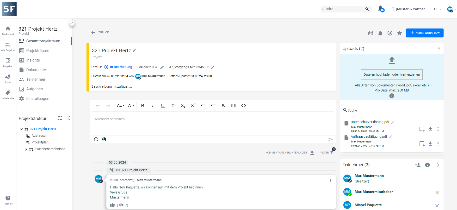 Digitalisieren Sie Ihr Unternehmen mit der 5F Cloud-Plattform