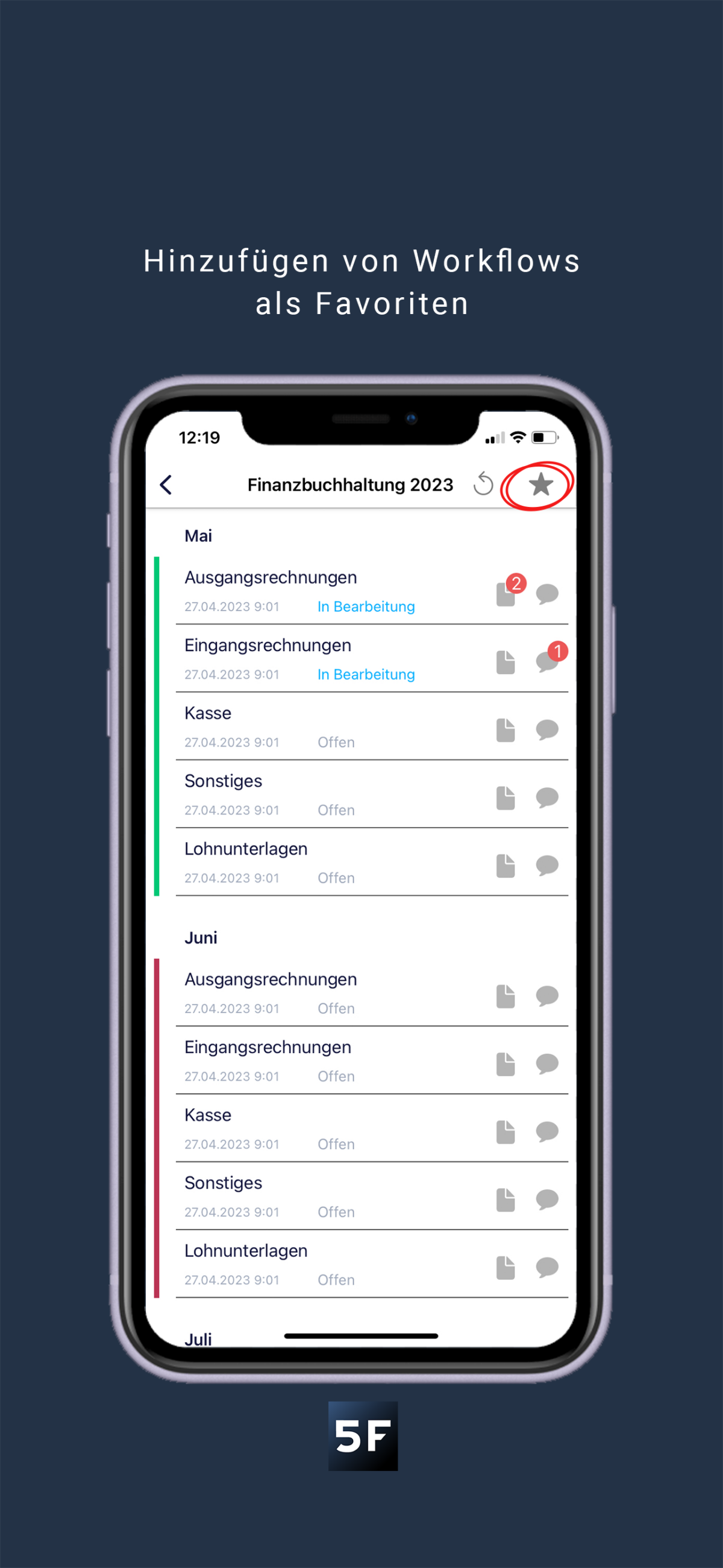 Die 5F App: Ihr flexibler und bequemer Begleiter für 5F unterwegs