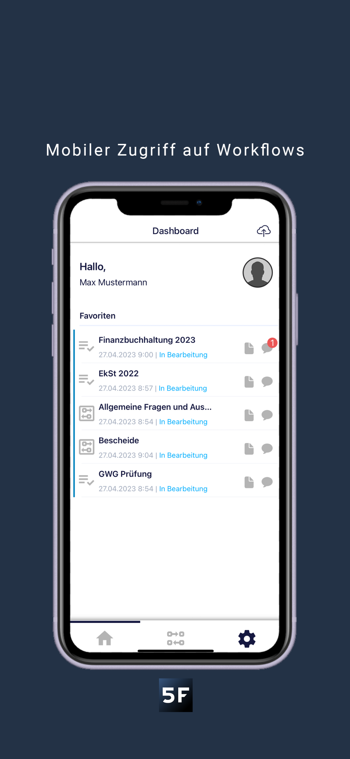 Die 5F App: Ihr flexibler und bequemer Begleiter für 5F unterwegs