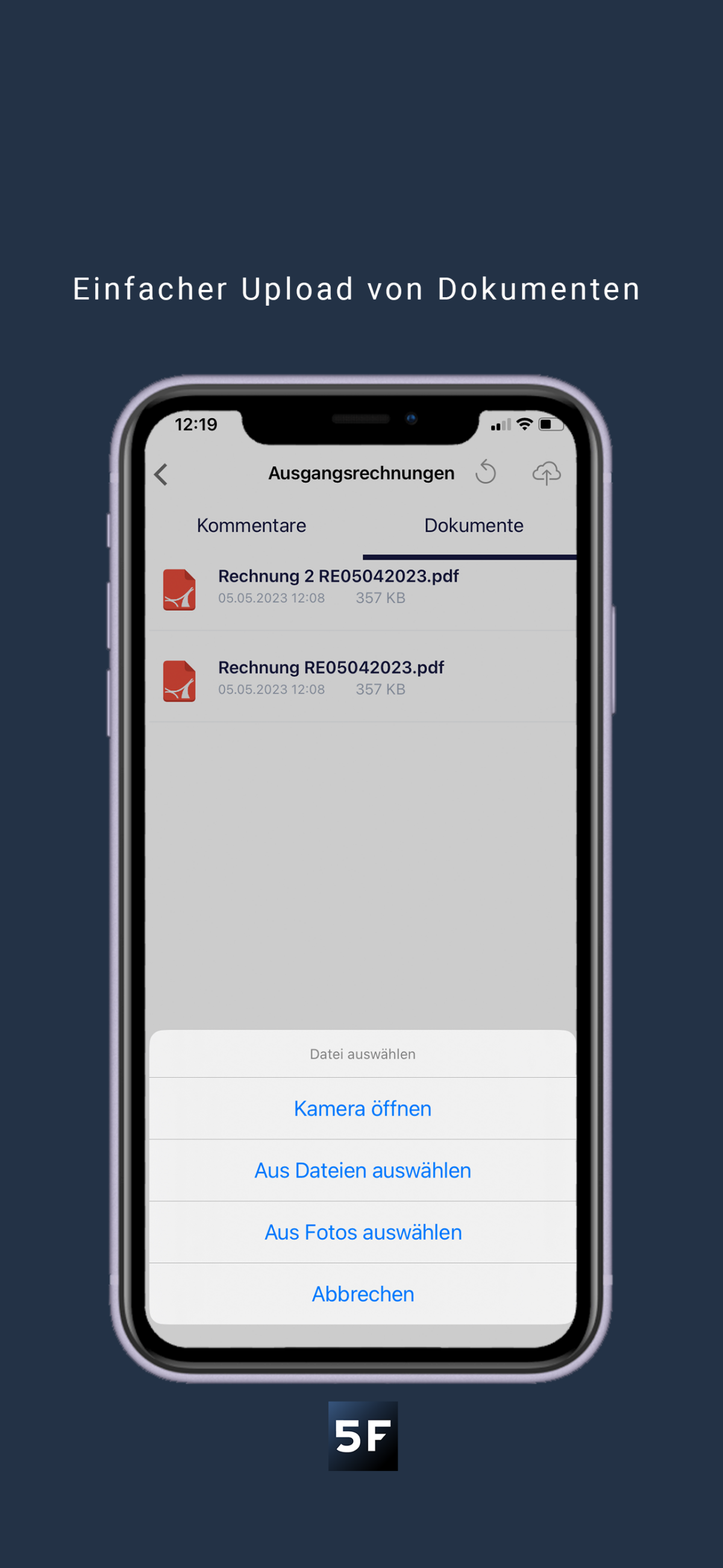 Die 5F App: Ihr flexibler und bequemer Begleiter für 5F unterwegs