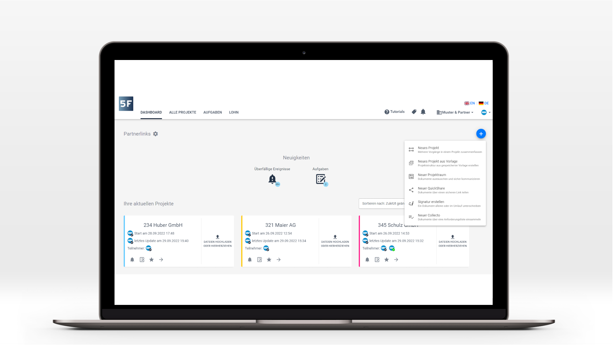 Steuerberater-Software: Mit 5FSoftware zur digitalen Kanzlei